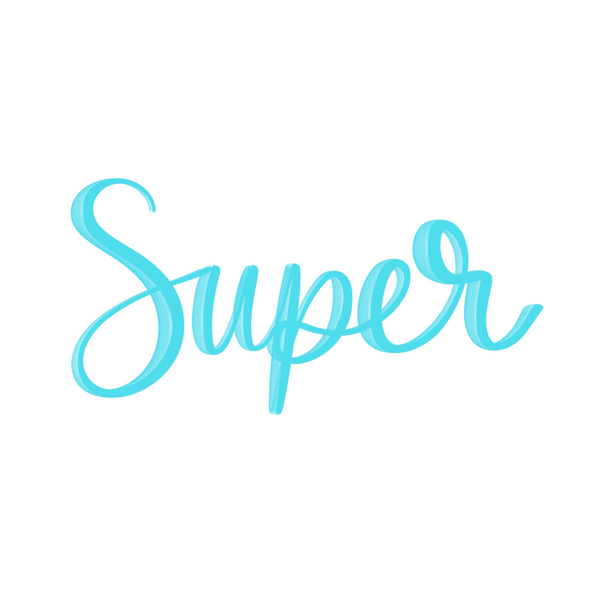 Twin Tone Script Procreate Brush – Blush River Design